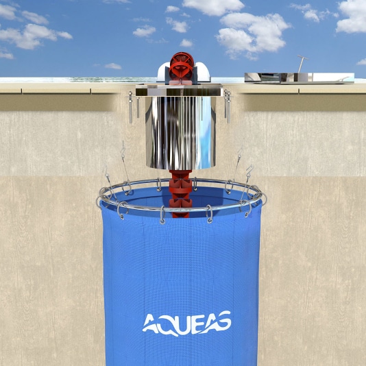 LANE ROPE STORAGE VAULT, model AQ-LRV | AQUEAS