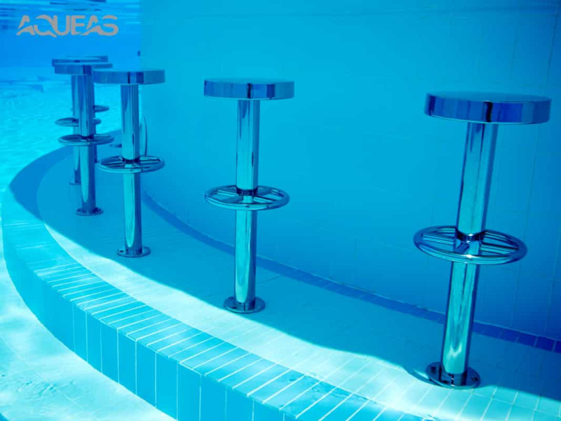 AQUEAS Underwater Pool Bar Stool Project | AQUEAS